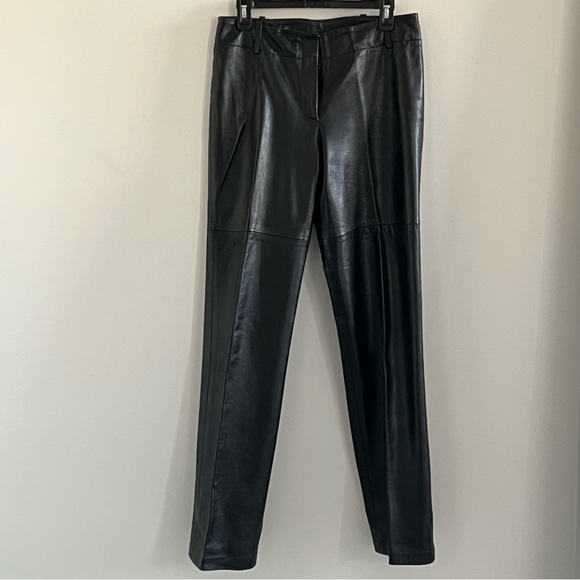 Source Unknown | Pants & Jumpsuits | Genuine Leather Pants Silk Lining ...
